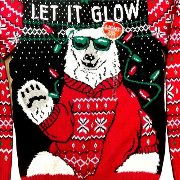 Ugly Christmas Sweater | Sweaters | Ugly Christmas Sweater Polar Bear ...